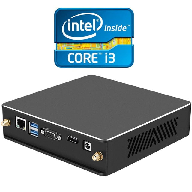 Mini PC Intel Core i3/i5/i7 8GB RAM 128GB SSD HDMI-Compatible VGA Dual ...